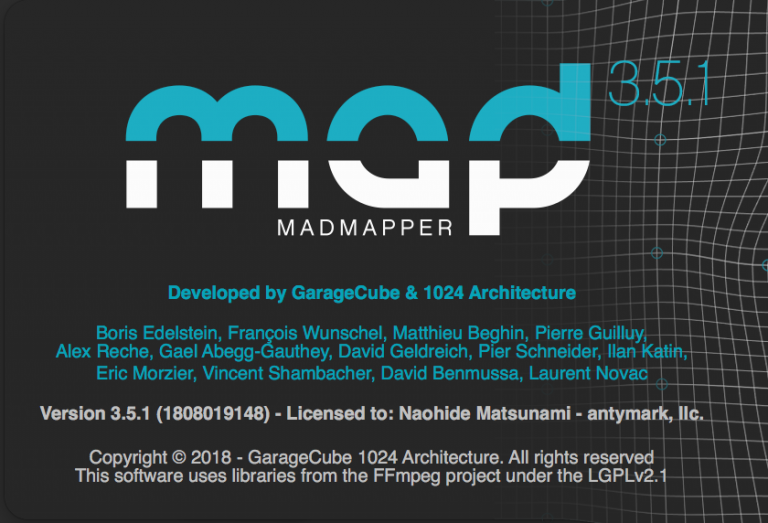 MadMapper3.5.1がリリースされました | IMAGINAM