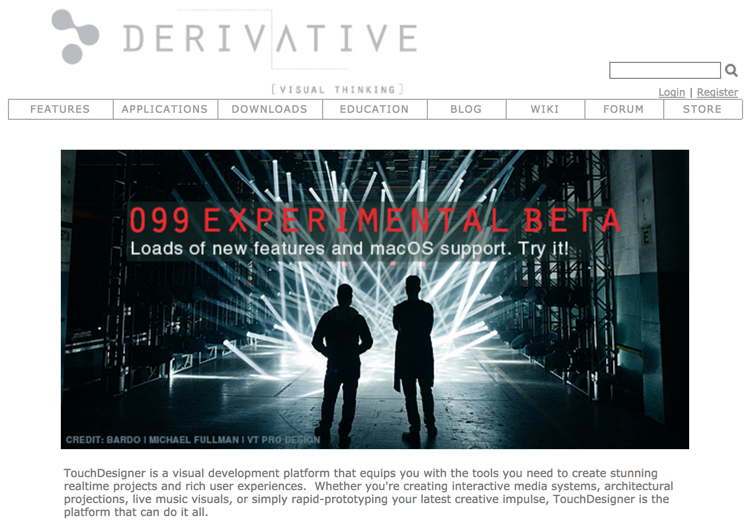 TouchDesigner099 Experimental Betaについて | IMAGINAM